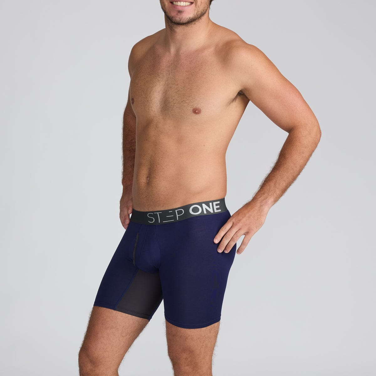 Boxer Brief Fly - Ahoy Sailor | Step One Bamboo Underwear UK