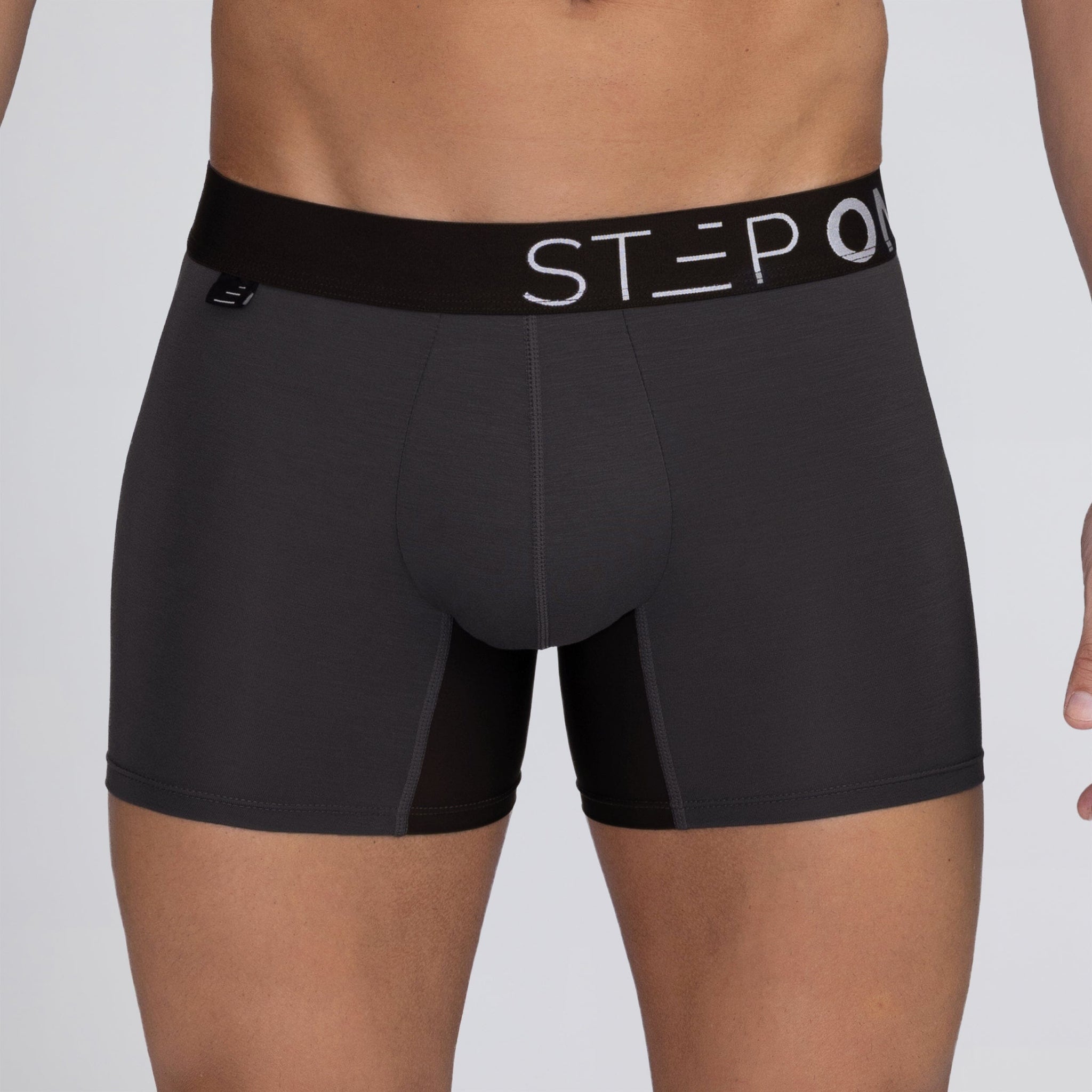 Trunk - Dark Grey | Step One Bamboo Underwear Australia