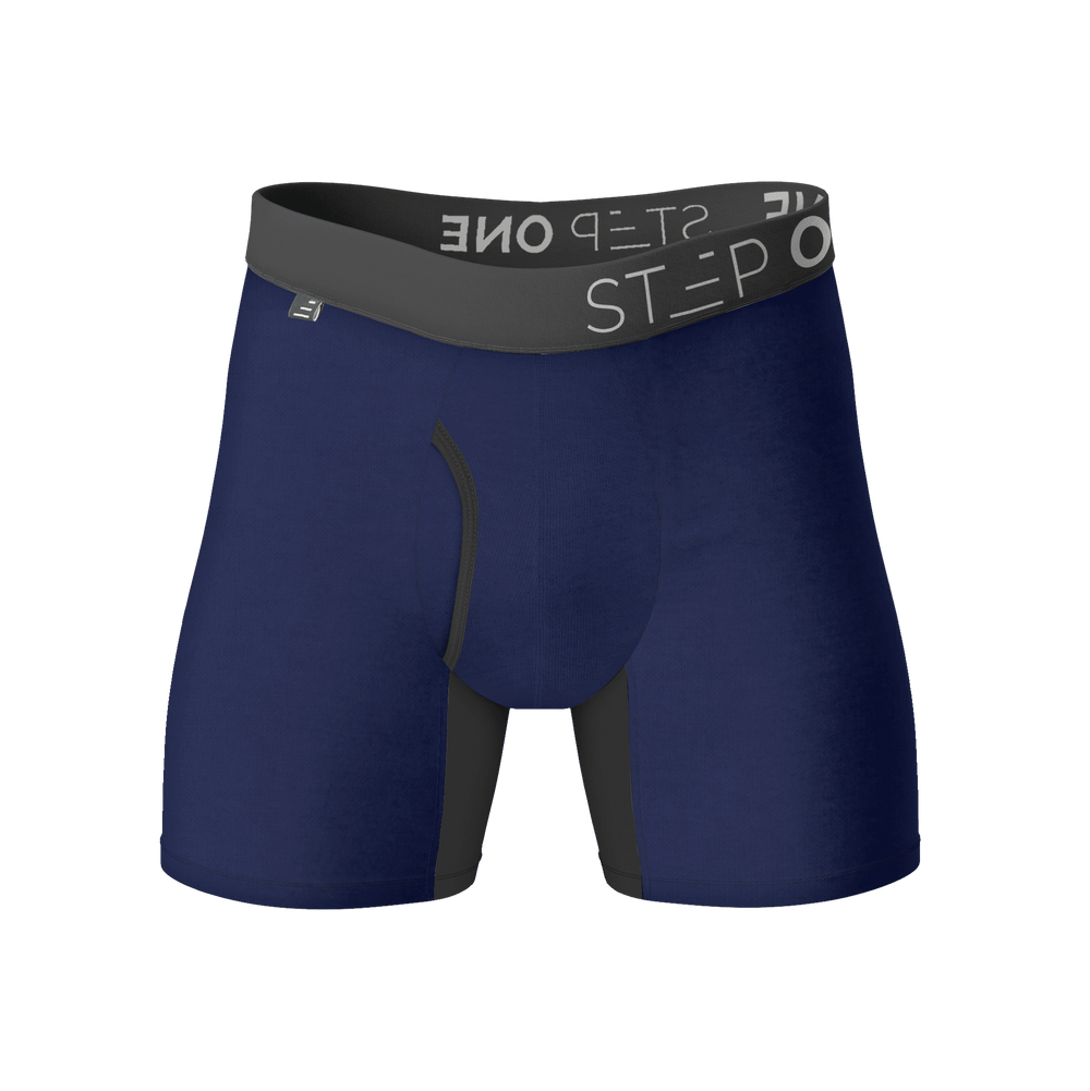 Boxer Brief Fly - Ahoy Sailor | Step One Bamboo Underwear UK